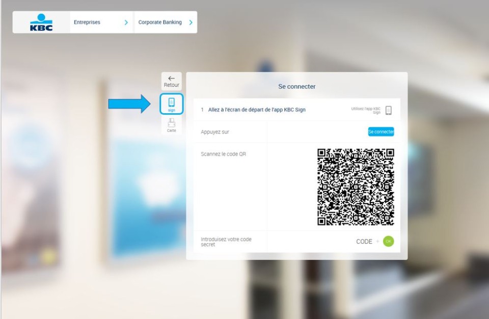 KBC Sign: connexion rapide par smartphone - Commercial Banking - KBC ...