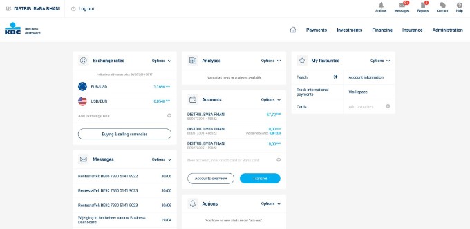 KBC Business Dashboard - Corporate Banking - KBC Banking & Insurance