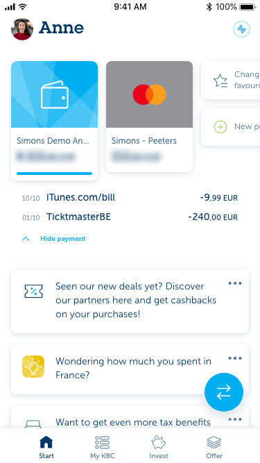 How to change the daily transfer limit - KBC Brussels Bank & Insurance