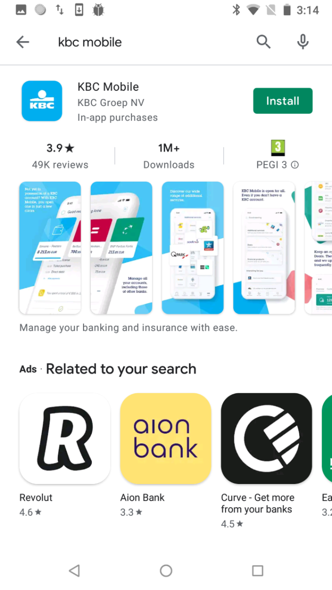 How to install the KBC Brussels Mobile app for Androids - KBC Brussels ...