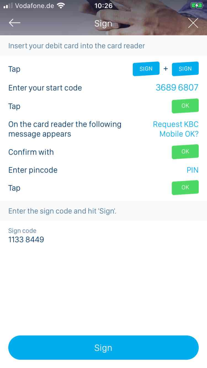 How to activate your KBC Brussels Mobile app with a card reader - KBC ...