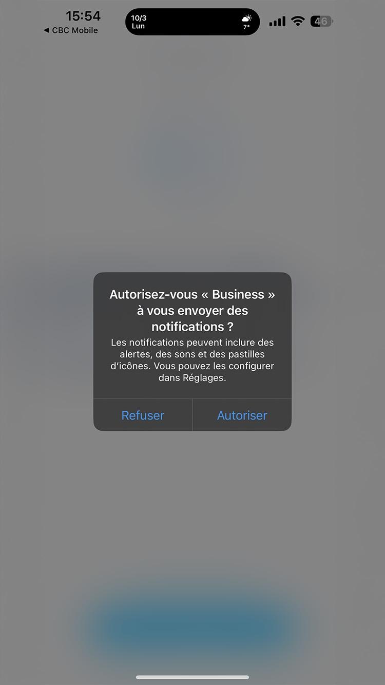 Comment installer et s'enregistrer dans CBC Business? - CBC Banque et ...