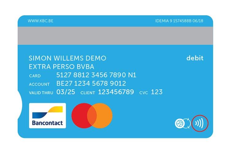 Contactloos betalen met je kaart - KBC Bank & Verzekering