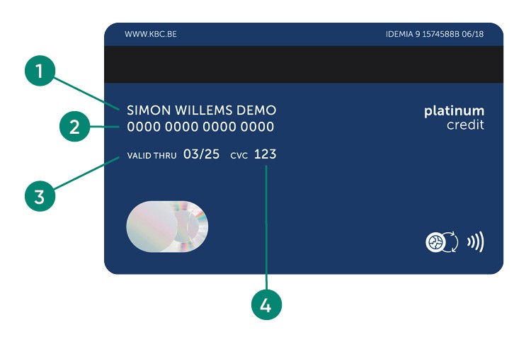 Wat is mijn kaartnummer of rekeningnummer? - KBC Bank & Verzekering