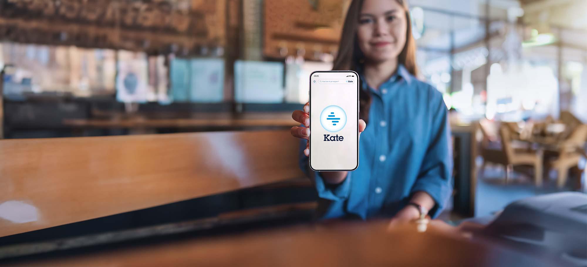 Bespaar tijd met Kate - KBC Bank & Verzekering