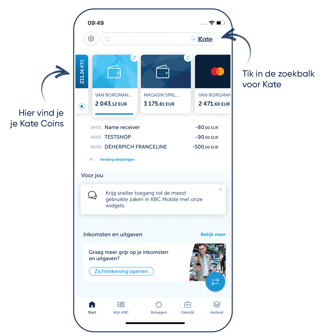 Je kan meer met Kate Coins - KBC Bank & Verzekering