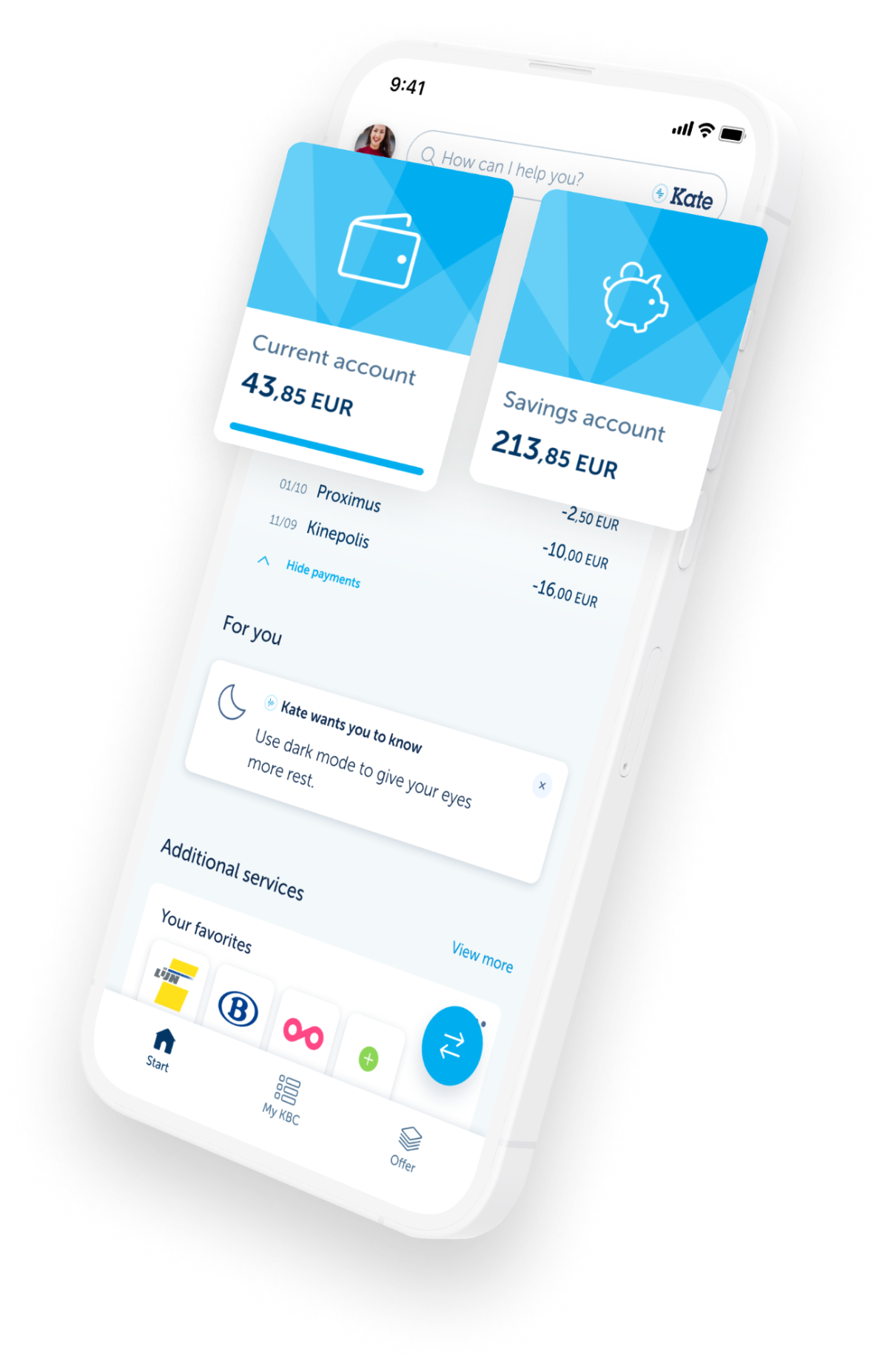 Time to take charge of your banking yourself? - KBC Banking & Insurance