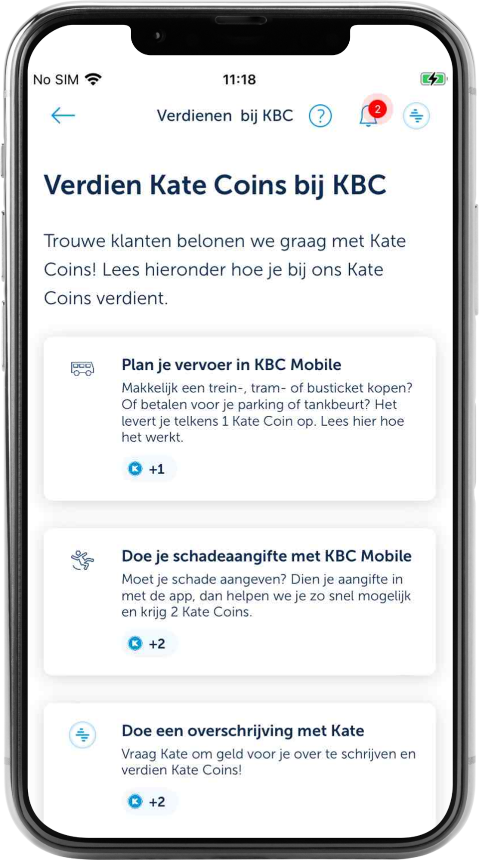 Ontdek de Kate Coin - KBC Bank & Verzekering
