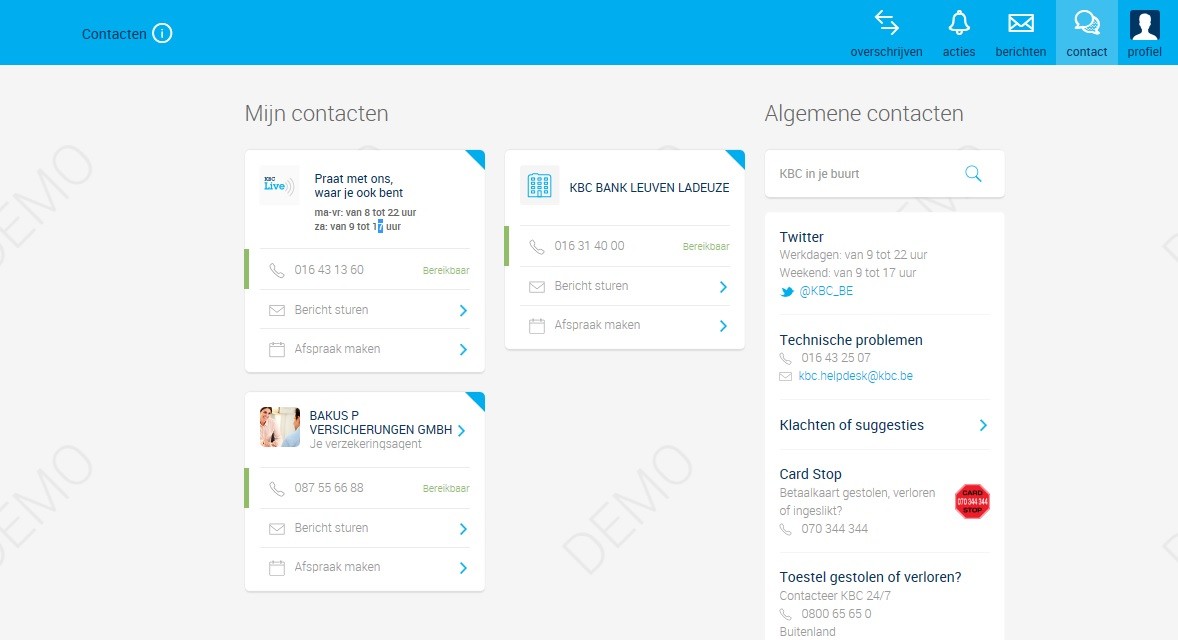 KBC Touch: online banking op je pc en tablet - KBC Bank & Verzekering