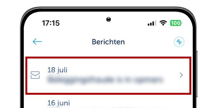 Je berichten en documenten lezen in KBC Mobile - KBC Bank & Verzekering