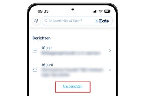 Je berichten en documenten lezen in KBC Mobile - KBC Bank & Verzekering