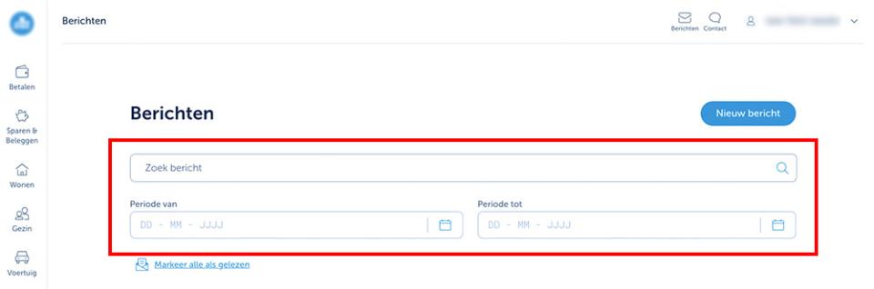 Je berichten en documenten lezen in KBC Touch - KBC Bank & Verzekering